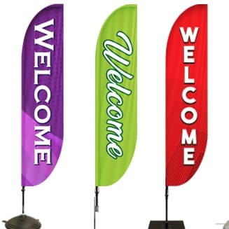 Polyester Flags VS Polyester Banners - UNISIGN