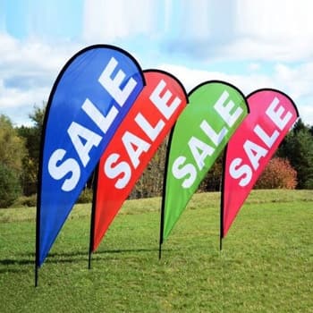 Polyester Flags VS Polyester Banners - UNISIGN